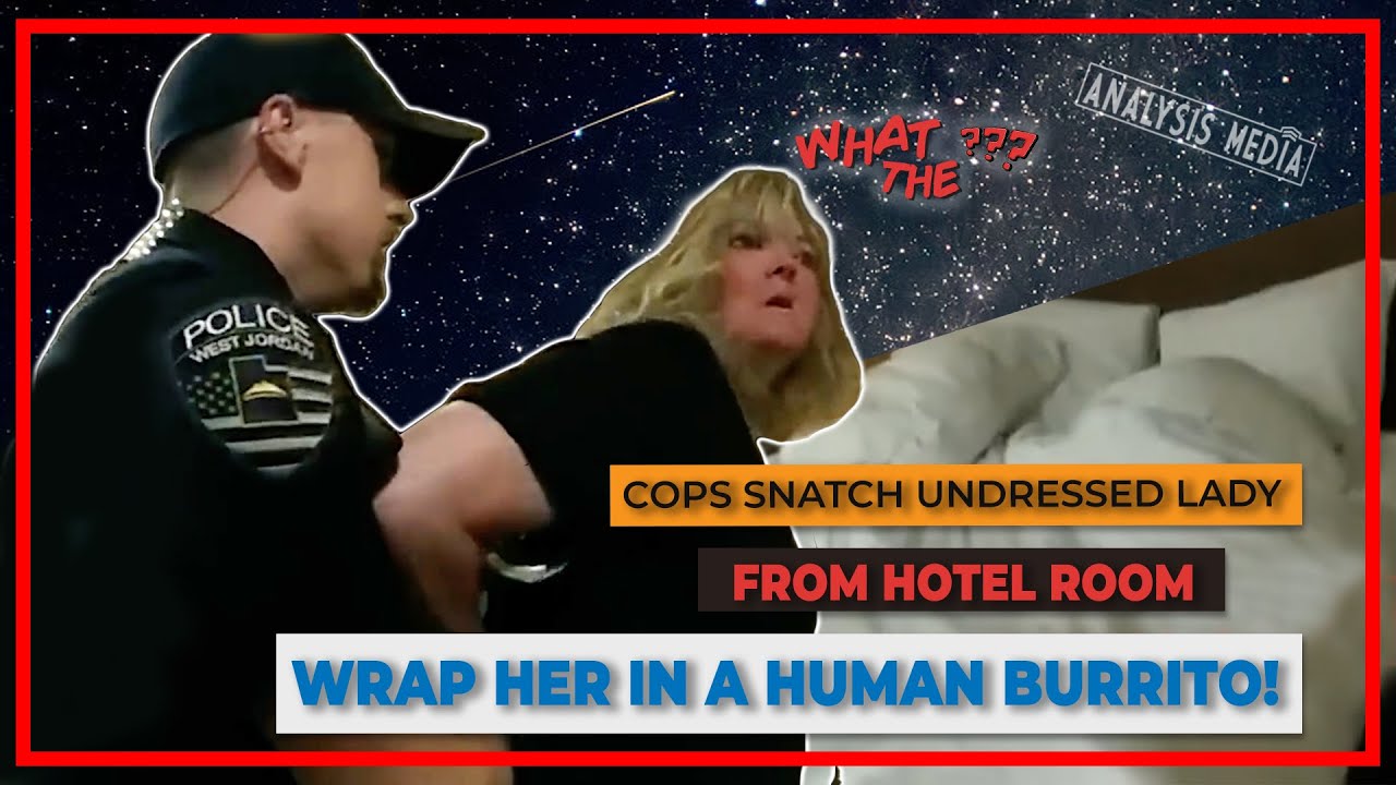 Cops Arrest Innocent Woman, Wrap Her in Human Burrito - YouTube
