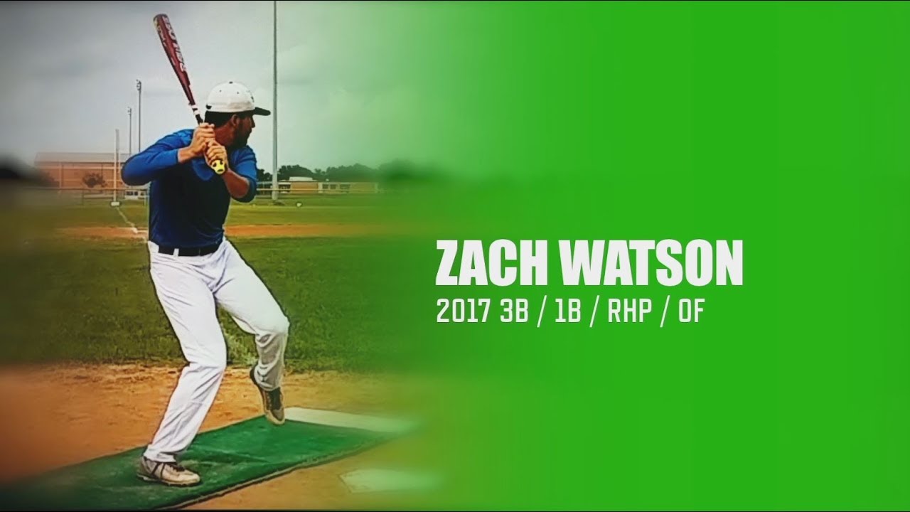 2017 ZACH WATSON 2017 3B / 1B / OF / RHP : HITTING - YouTube