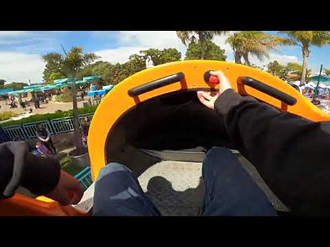 Elmo's flying fish on ride POV - YouTube