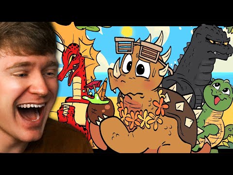 Reacting to Anguirus' Vacation! (Funny)