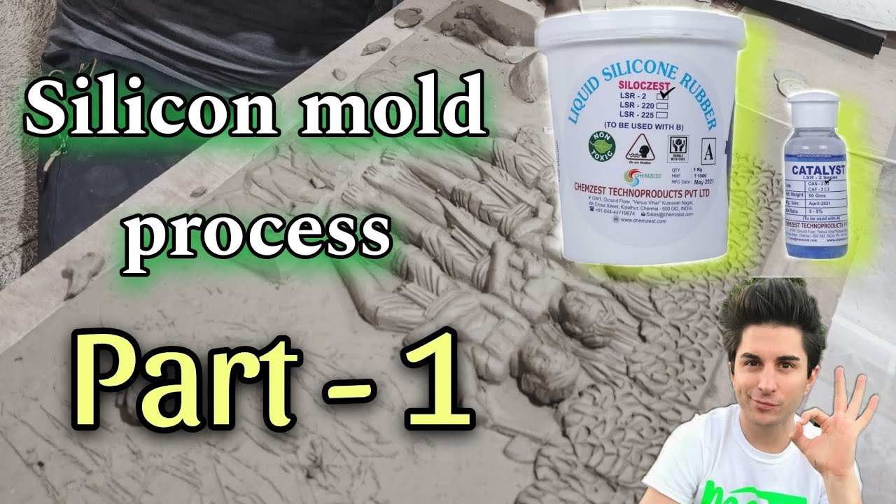 Silicon Rubber Mold Making Process Part-1| सिलिकॉन से रबर मोल्ड कैसे बनाएं | Easy Steps # ...