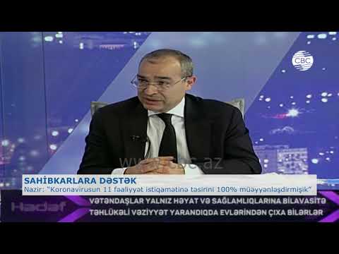 NAZİR: “KORONAVİRUSUN 11 FƏALİYYƏT İSTİQAMƏTİNƏ TƏSiRİNİ 100% MÜƏYYƏNLƏŞDİRMİŞİK”