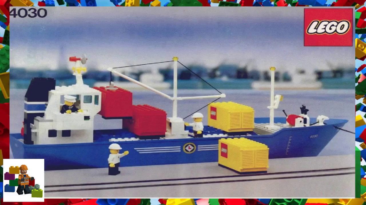 LEGO instructions - Boats - 4030 - Cargo Carrier - YouTube