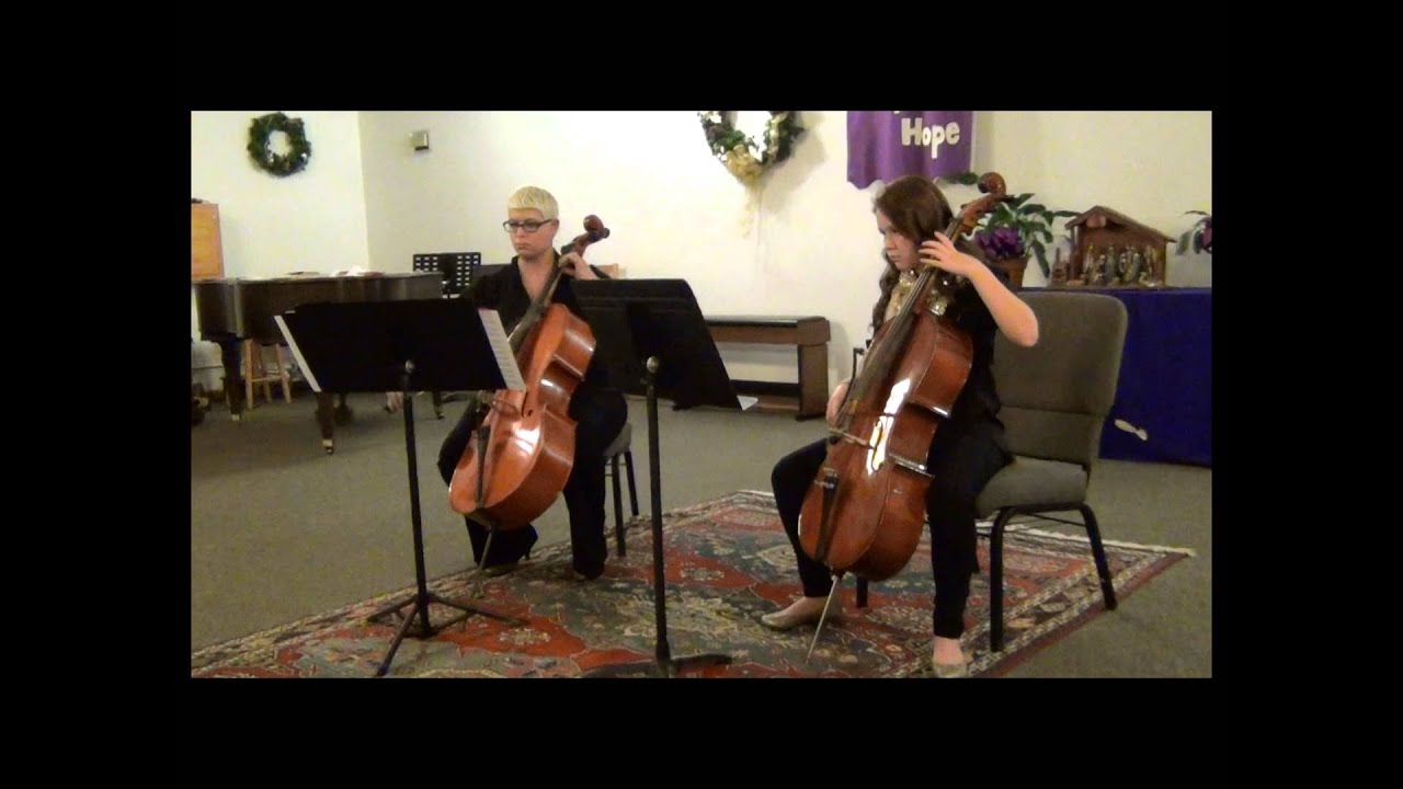 Cello Duet: Ally Serrano & Jennifer Metz, Winter Cello Concert "A ...