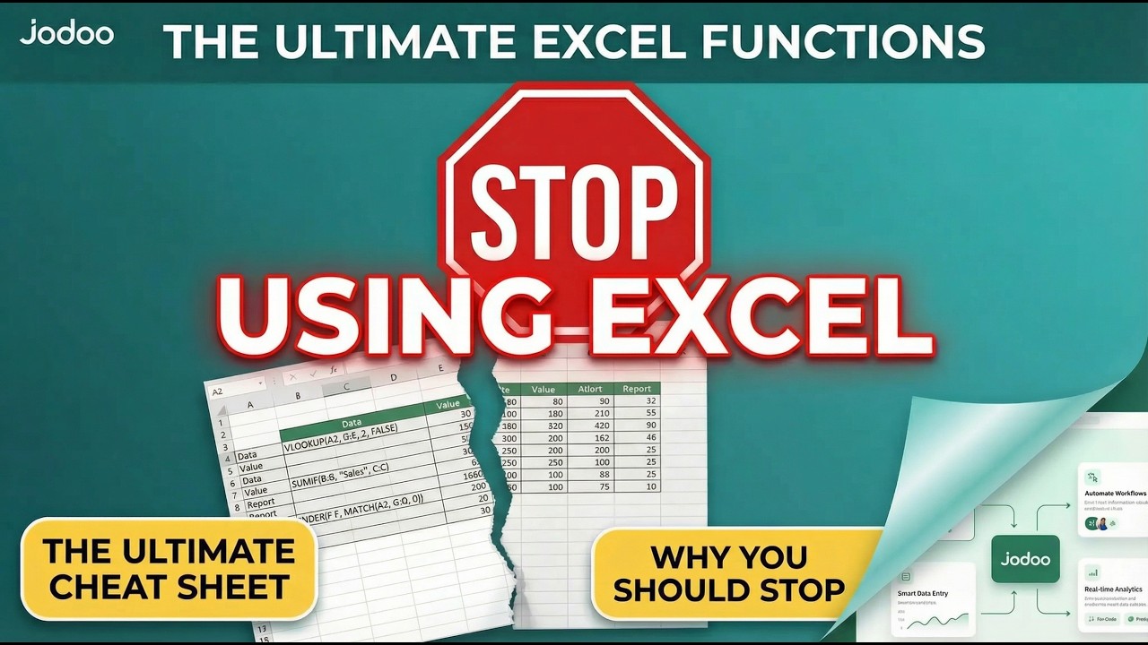 The Ultimate Excel Functions Cheat Sheet (And Why You Should Stop Using ...
