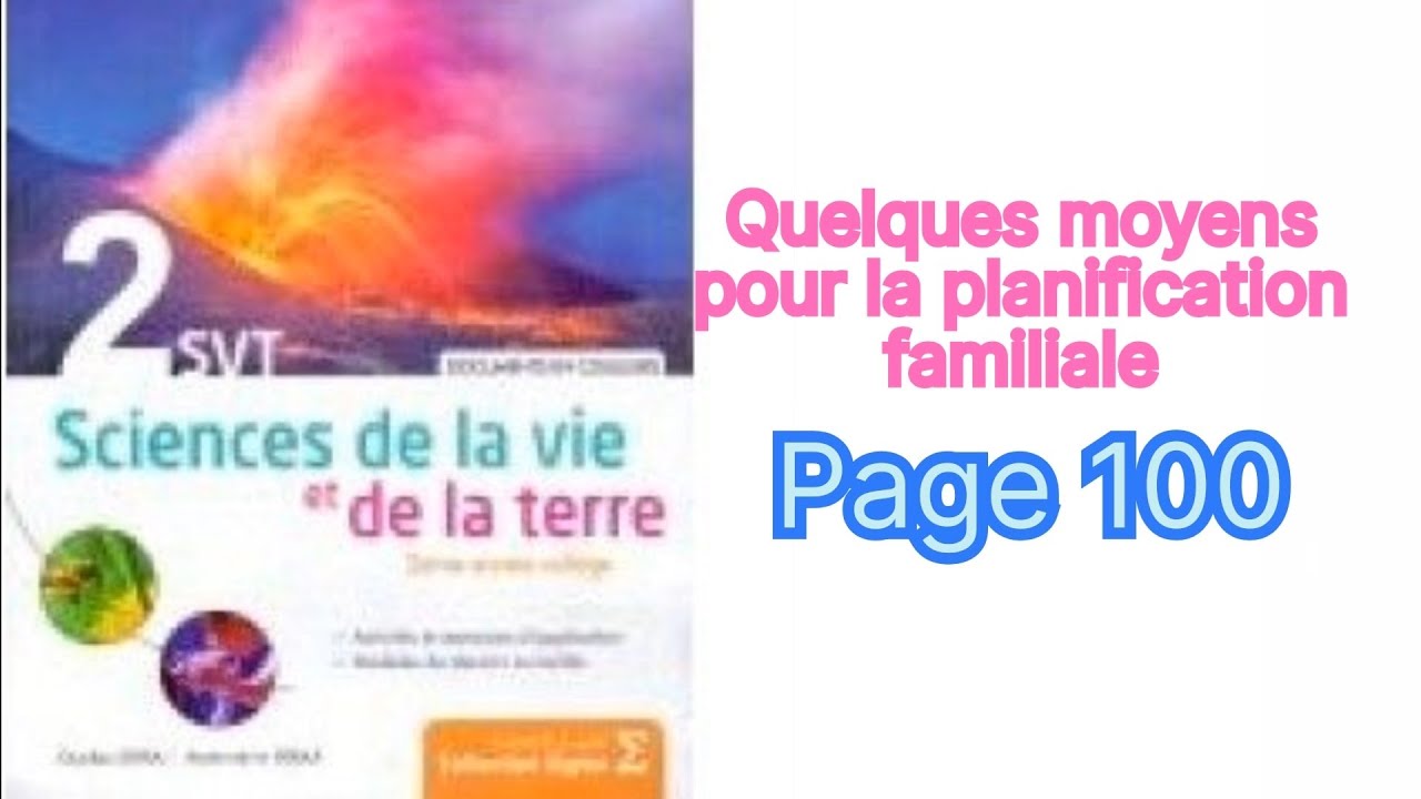 Sigma SVT 2AC Quelques moyens pour la planification familiale - YouTube