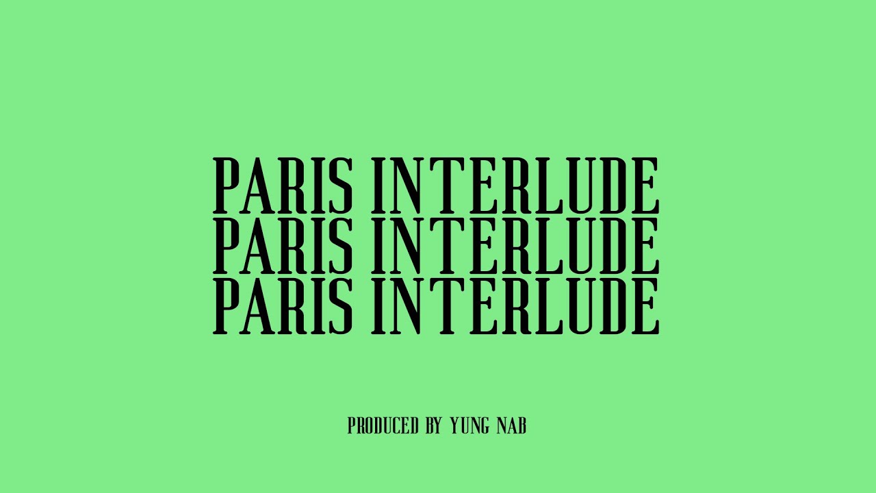 AARON MAY TYPE BEAT - Paris Interlude - YouTube