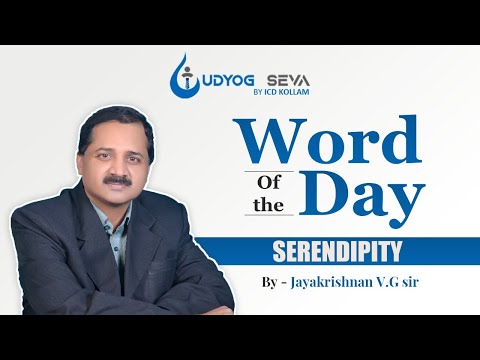 Felicitous English || Part-11 || Vocab Word of the Day : SERENDIPITY || ICD Kollam
