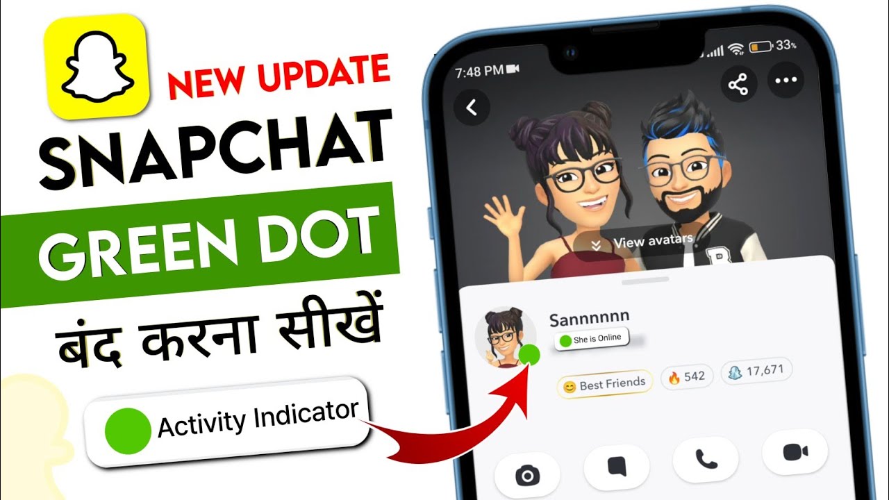 SnapChat me Green Dot off kaise kare 2025 | SnapChat me Activity ...