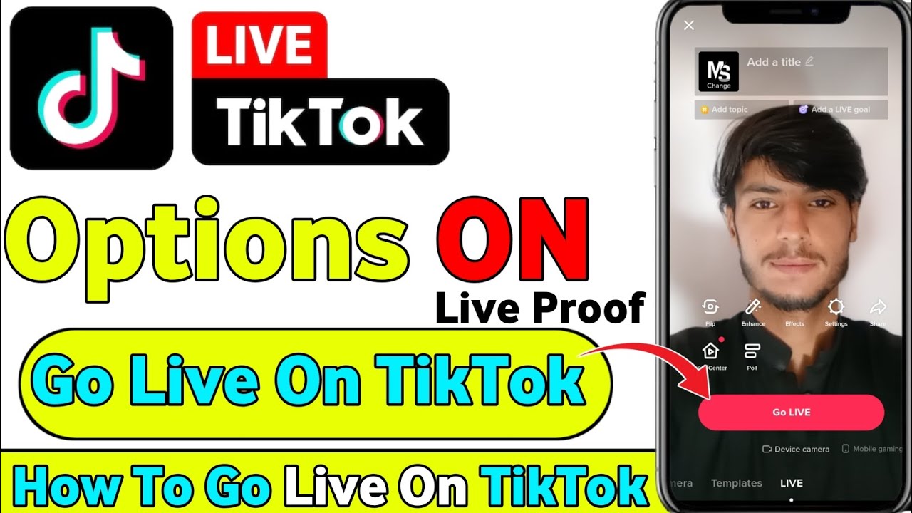 How To Go Live On TikTok | TikTok par live aate hain | tiktok par live aane ka tarika 2024 - YouTube