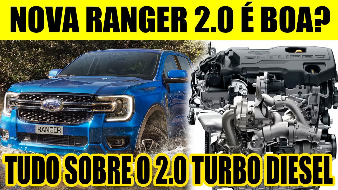O MOTOR 2.0 TURBO DIESEL DA NOVA RANGER É BOM? SAIBA TUDO SOBRE ELE ...