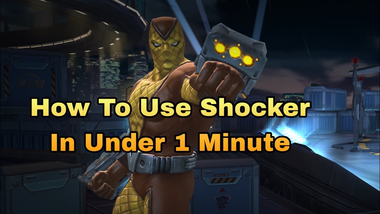 How To Use Shocker In MCOC | Insane Heavy Nukes | - YouTube