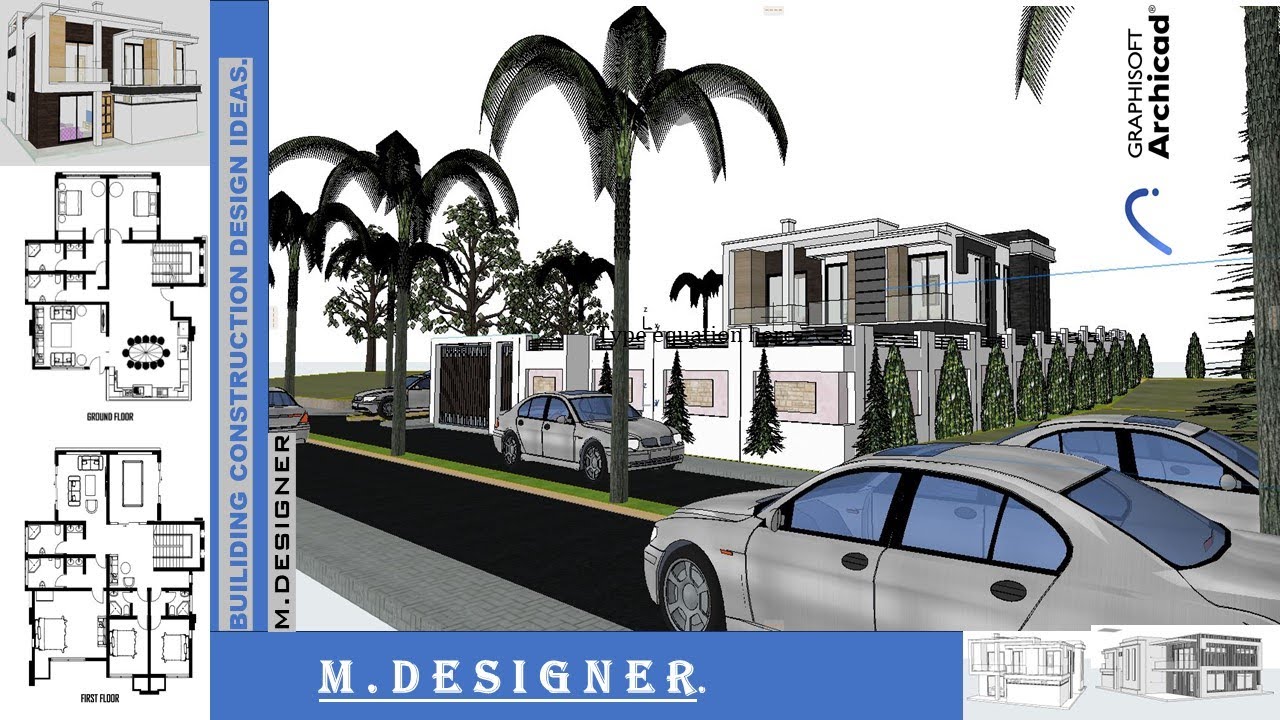 ArchiCAD_ Design Modeling House Tutorial - ArchiCAD 26 - YouTube