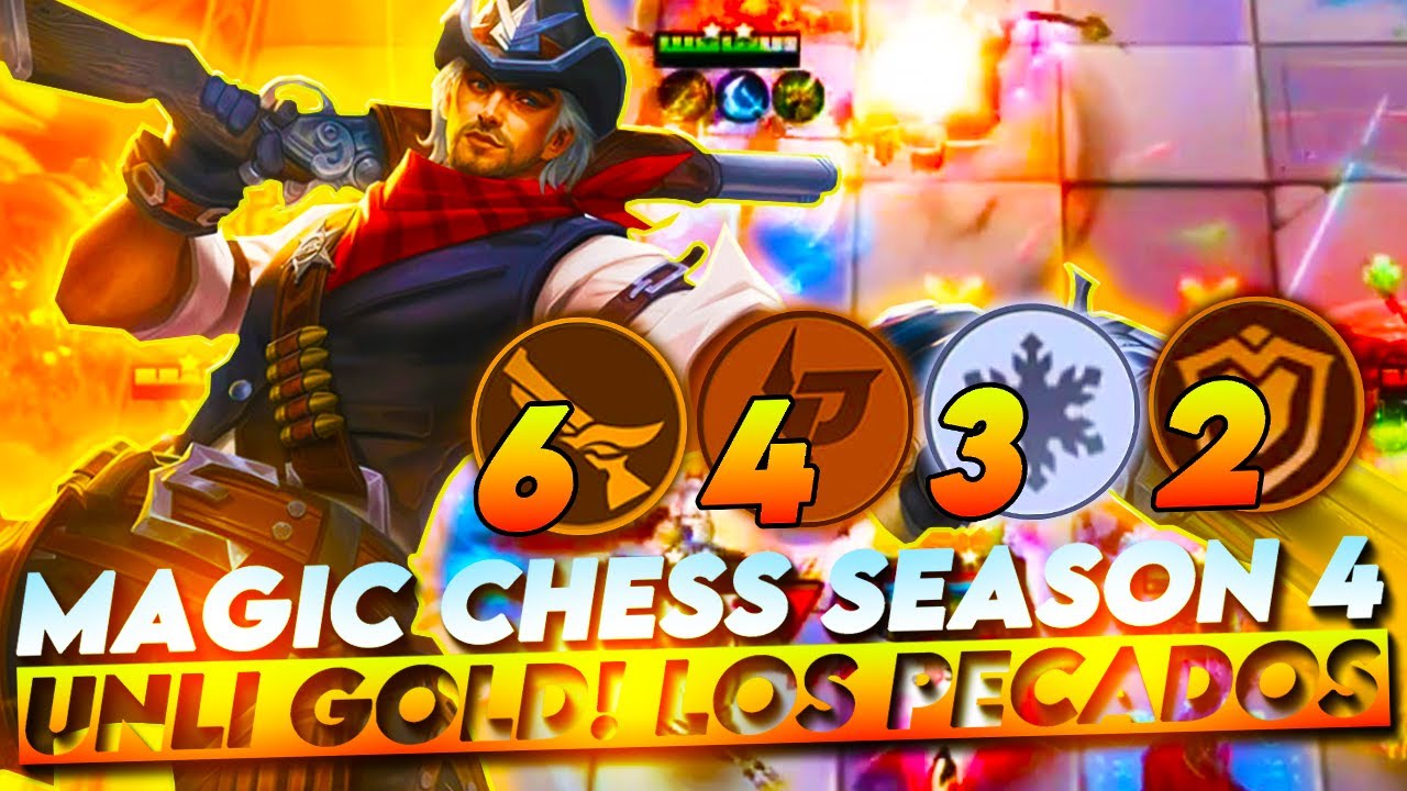 MAGIC CHESS SEASON 4 META | LOS PECADOS + GUNNER SYNERGY COMBO MAGIC ...