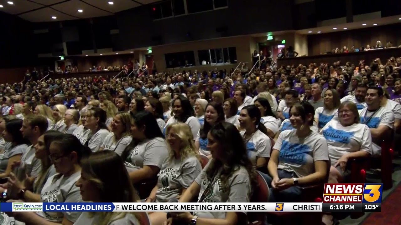 PSUSD host its first staff welcome back meeting in person after three ...