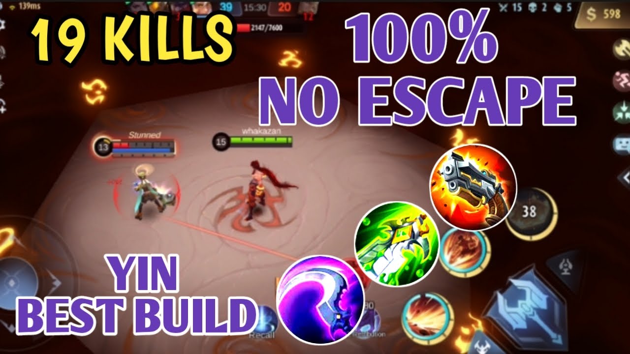 19 KILLS - This is the BEST BUILD for YIN Mobile Legends Gameplay ...