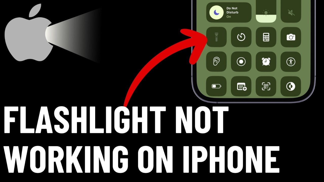 [Fixed] Flashlight Not Working on iPhone | Flashlight Grayed Out - YouTube