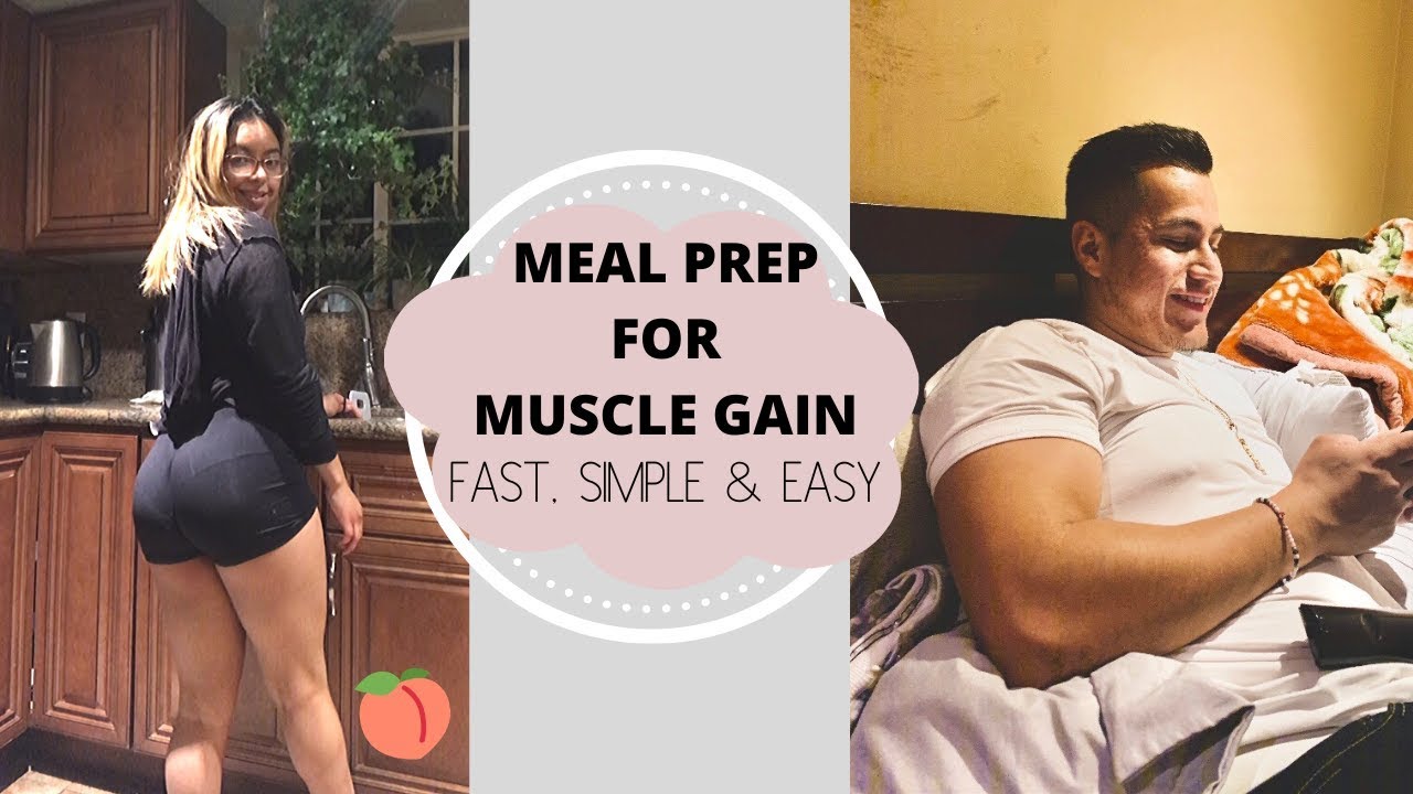 THIS IS WHAT WE HAVE BEEN EATING TO GAIN MUSCLE | FULL MEAL PREP - YouTube