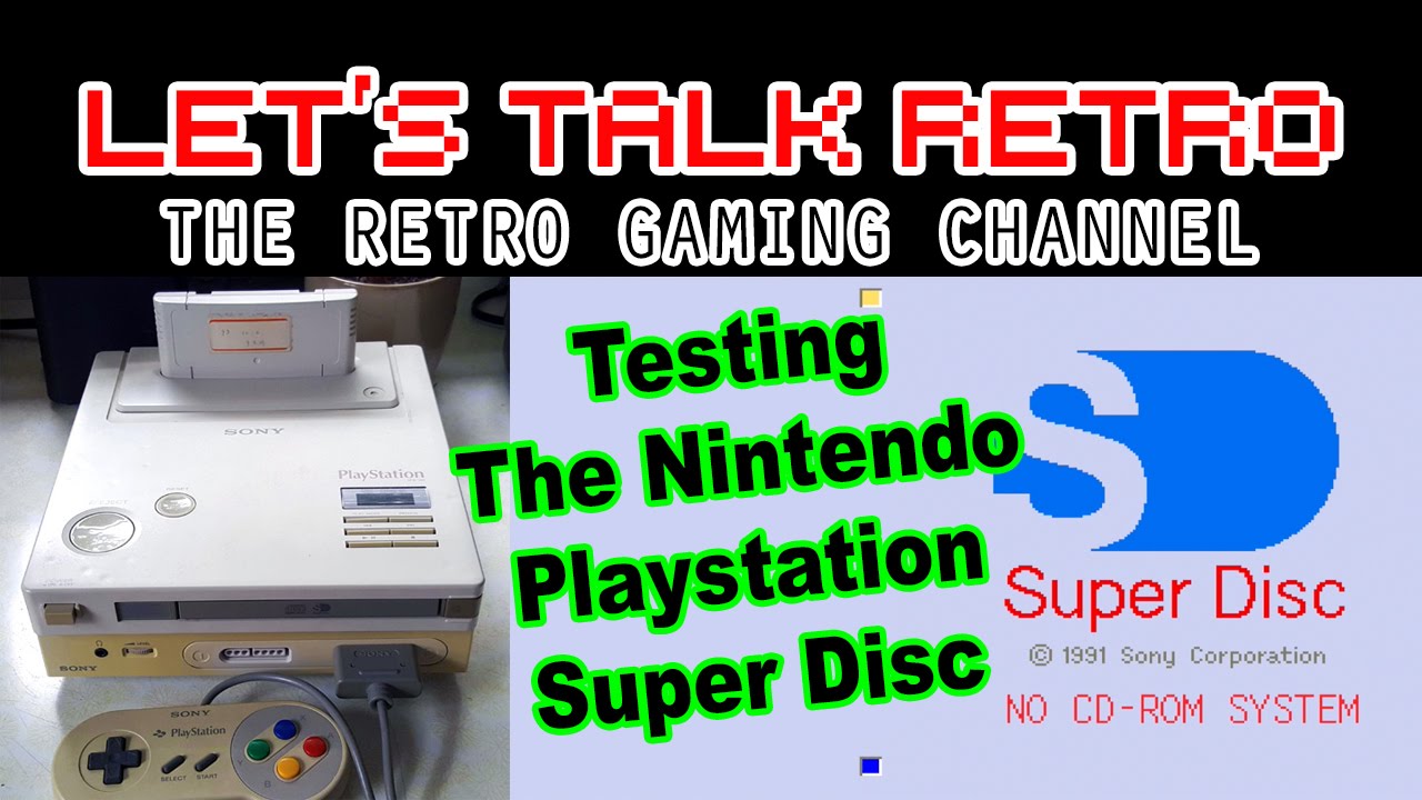 Testing The Nintendo Playstation Super Disc (Let's Talk Retro) - YouTube