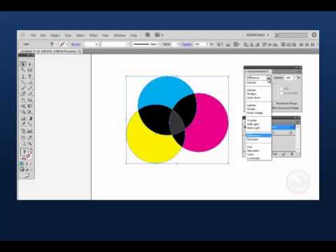 Adobe Illustrator CS5 - Video 23 Blending modes (modos de fusión) - YouTube