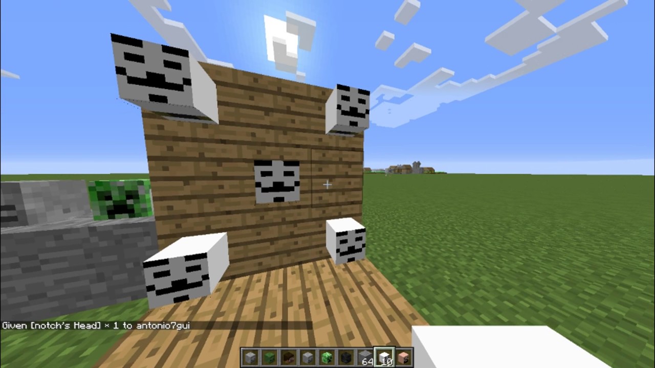 HOW TO GET PLAYER HEADS IN MC!! - YouTube