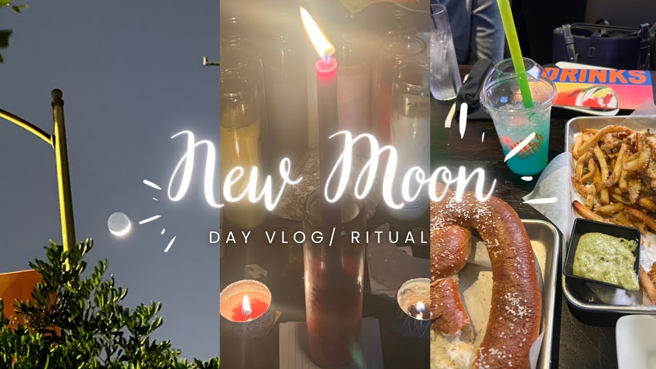 New Moon Day Vlog / Ritual - YouTube
