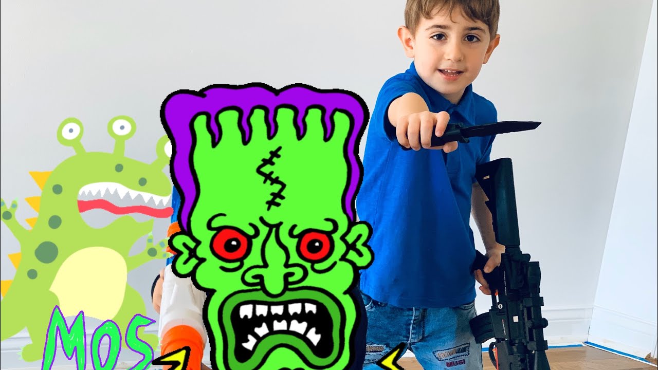 Dean Pretends to Kill The Monster Dean’s Toy Review - YouTube