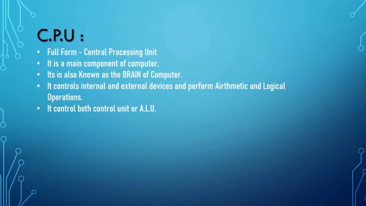 Basic terminologies of computer Fully Explained in One Video 💯 - YouTube