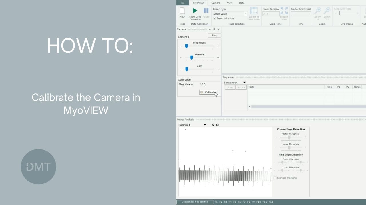 How To | Calibrate the Camera in MyoVIEW - YouTube