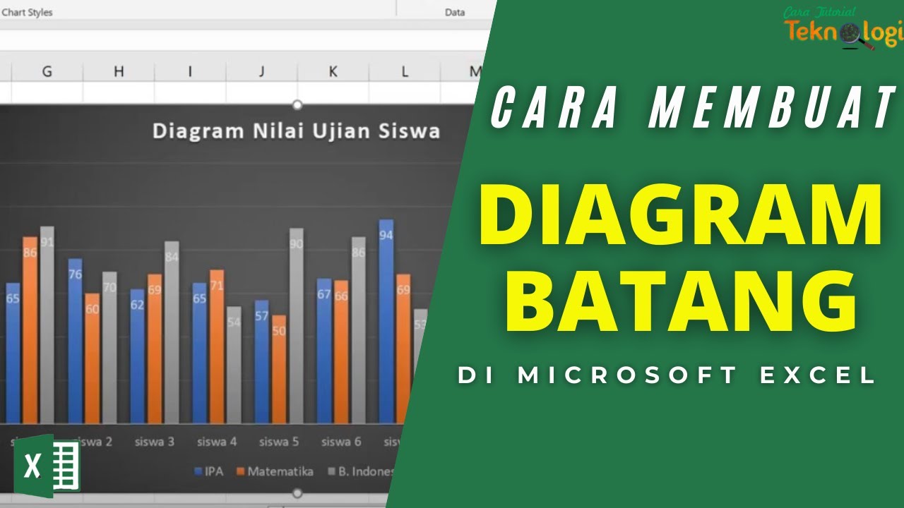 Cara Membuat Diagram Batang Di Excel - YouTube