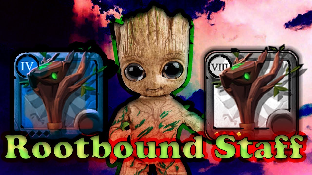 0 to 100 in 8 hours with GROOT | Albion online , Rootbound Staff - YouTube