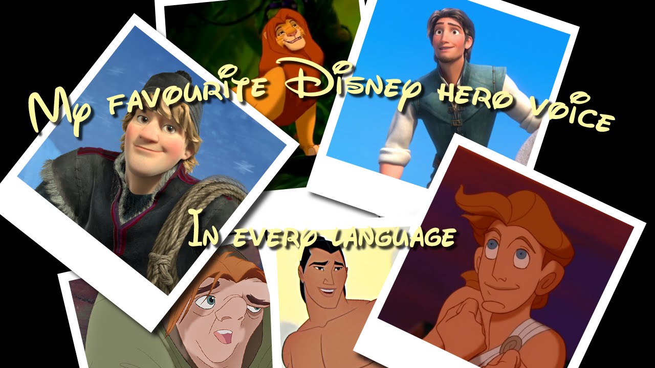 My favourite Disney hero voice in every language - YouTube
