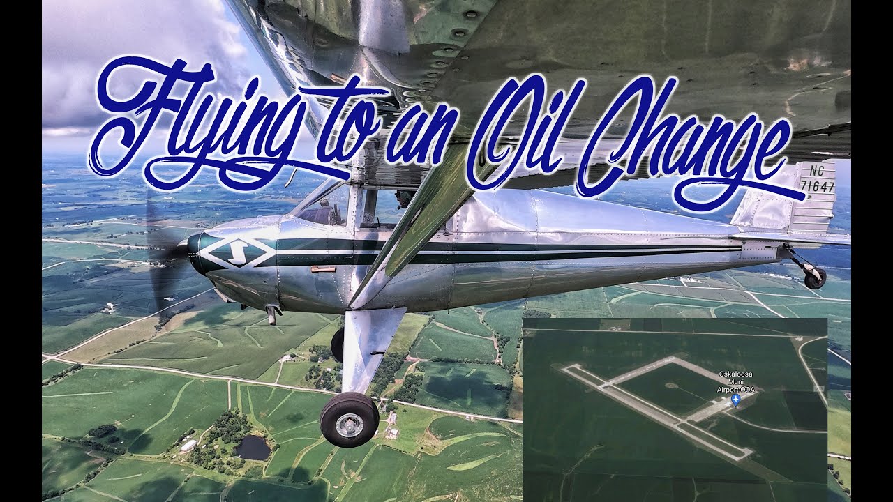 Flying the Luscombe in a bit more crosswind - YouTube