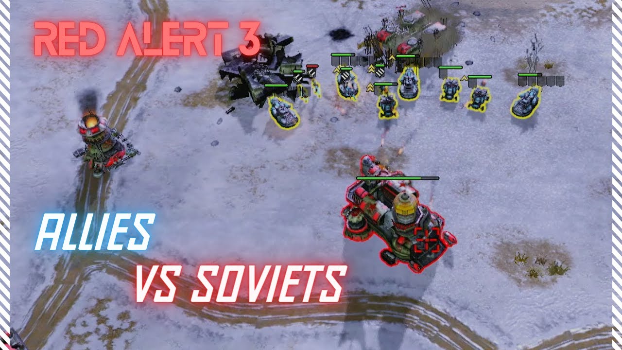 Fast and Easy Skirmish Against Soviet Commander Oleg, Allies vs Soviets ...