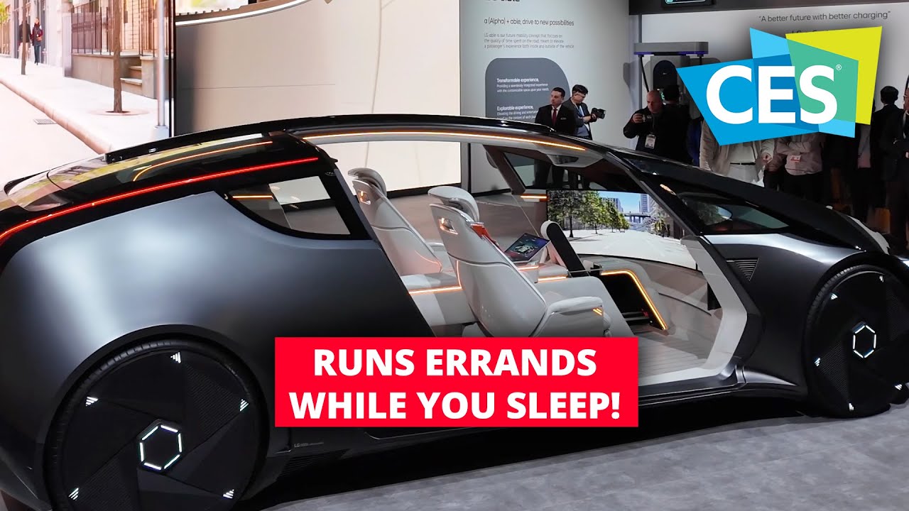 LG Alphable Concept Car CES 2024 - YouTube