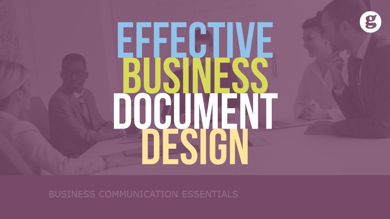 Effective Business Document Design - YouTube