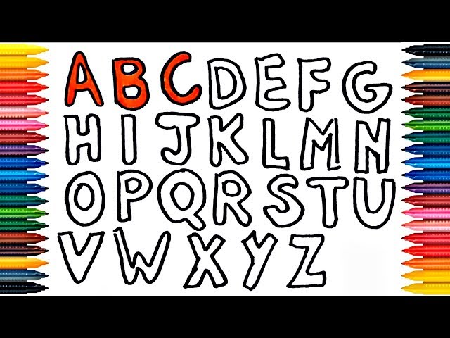 Alphabet Drawing For Kids At Paintingvalleycom Explore