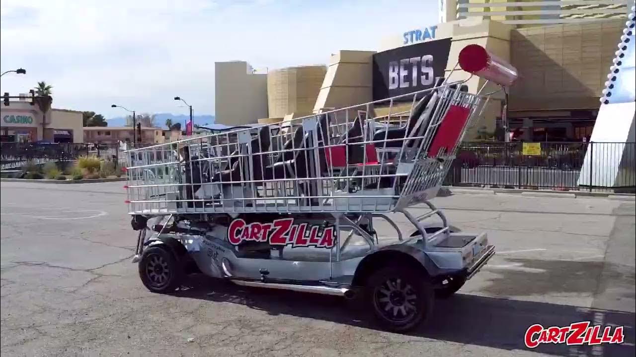 Shopping Cart Rides in Las Vegas - YouTube