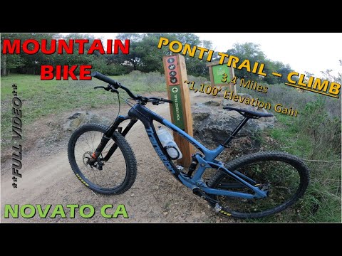 PONTI TRAIL - CLIMB TO RIDGE - MOUNTAIN BIKE- NOVATO CA - 3.3mi ...