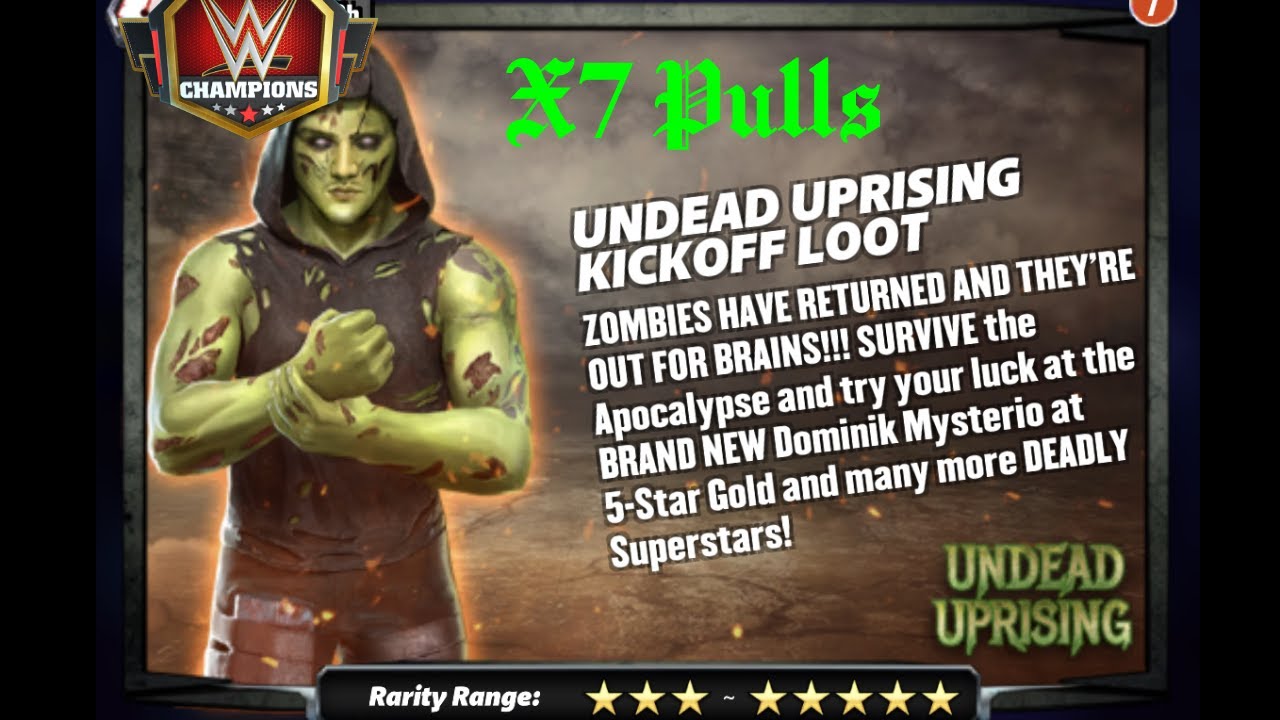 WWE CHAMPIONS UNDEAD UPRISING KICKOFF LOOT X7 PULLS🎲 - YouTube