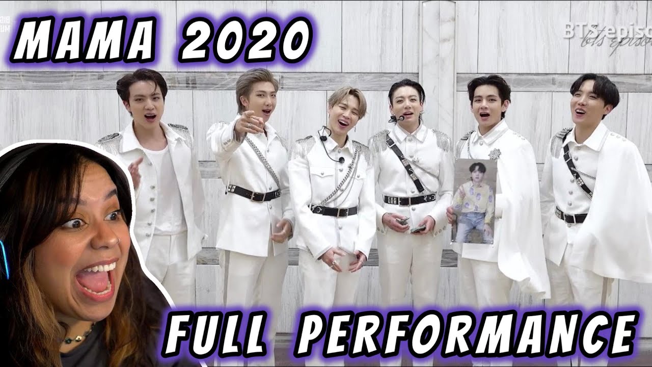 BTS (방탄소년단) Full Live Performance MAMA 2020 REACTION - YouTube