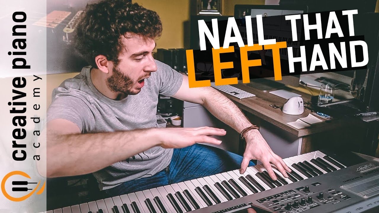 How To Build A 'MELODIC' Left Hand Piano Pattern... In 5 Steps - YouTube