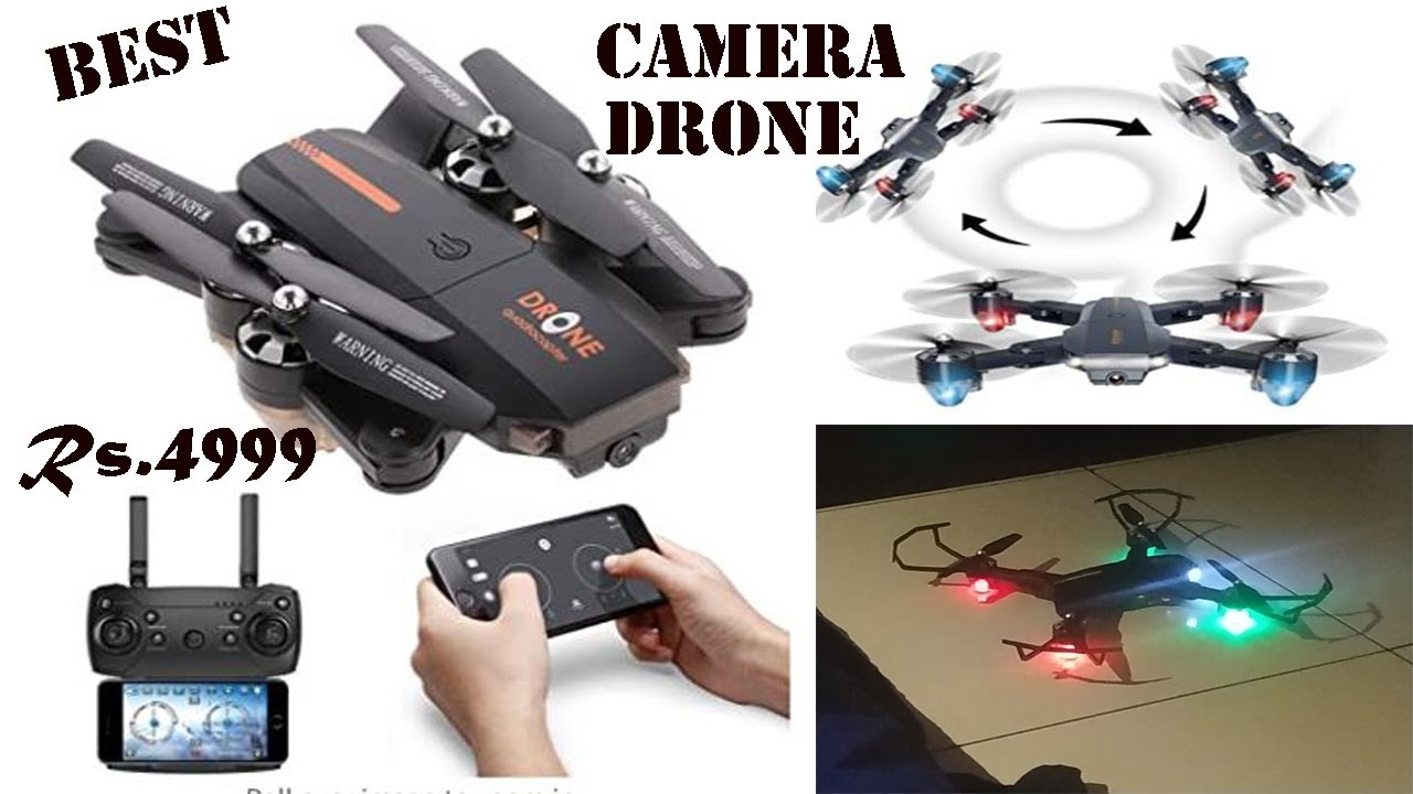 Remote Controled 480p Camera Drone | Folding RC Drone Unboxing ...