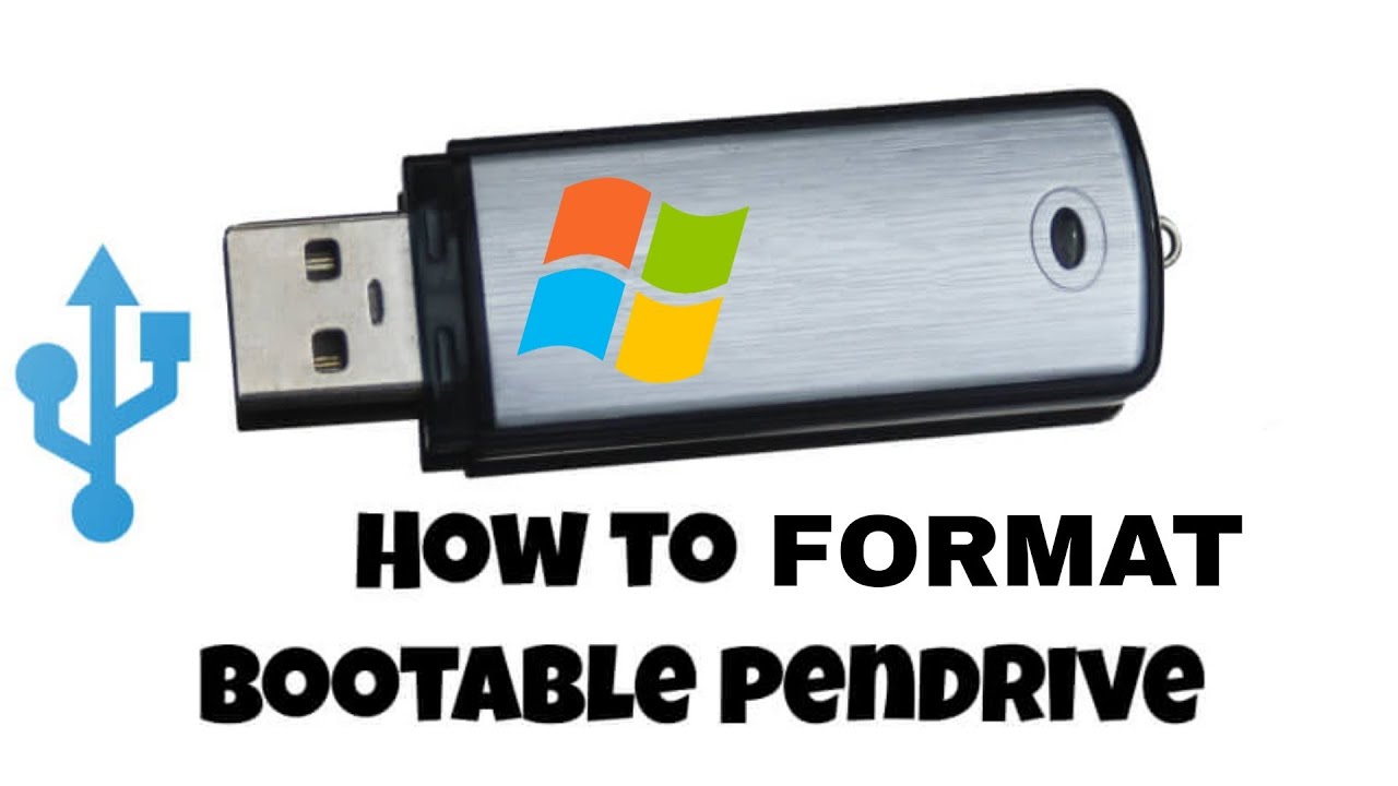 How to format bootable pendrive | bootable pendrive ko format kaise ...