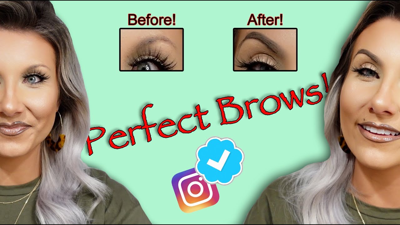 Perfect Eyebrow Tutorial for Daily Brows!! | Facebook, Instagram, etc ...
