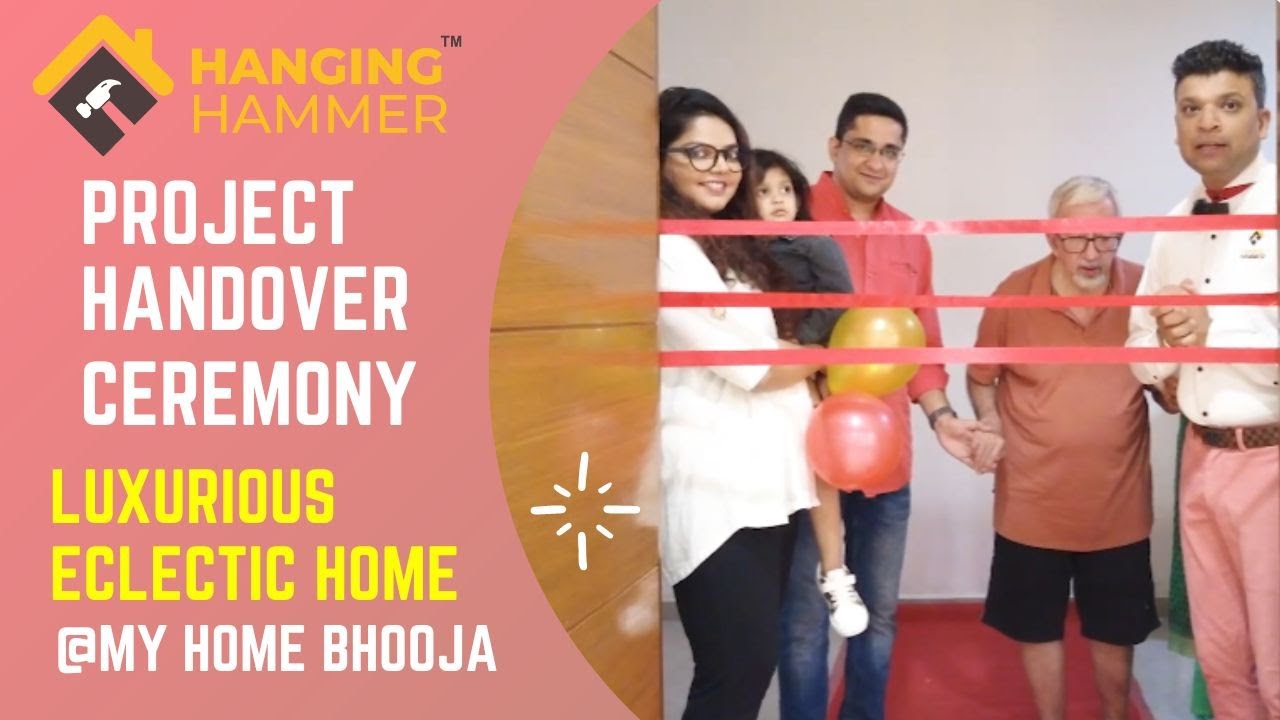 Project Handover Ceremony of Luxurious Eclectic Home @ My Home Bhooja | Hanging Hammer - YouTube