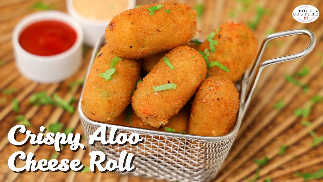 Crispy Aloo Cheese Roll | Easy to Make Starters Recipe | Chetna Patel ...