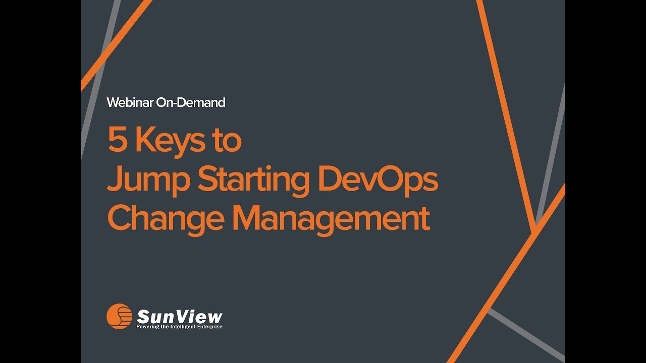 5 Keys to Jump Starting DevOps Change Management - YouTube