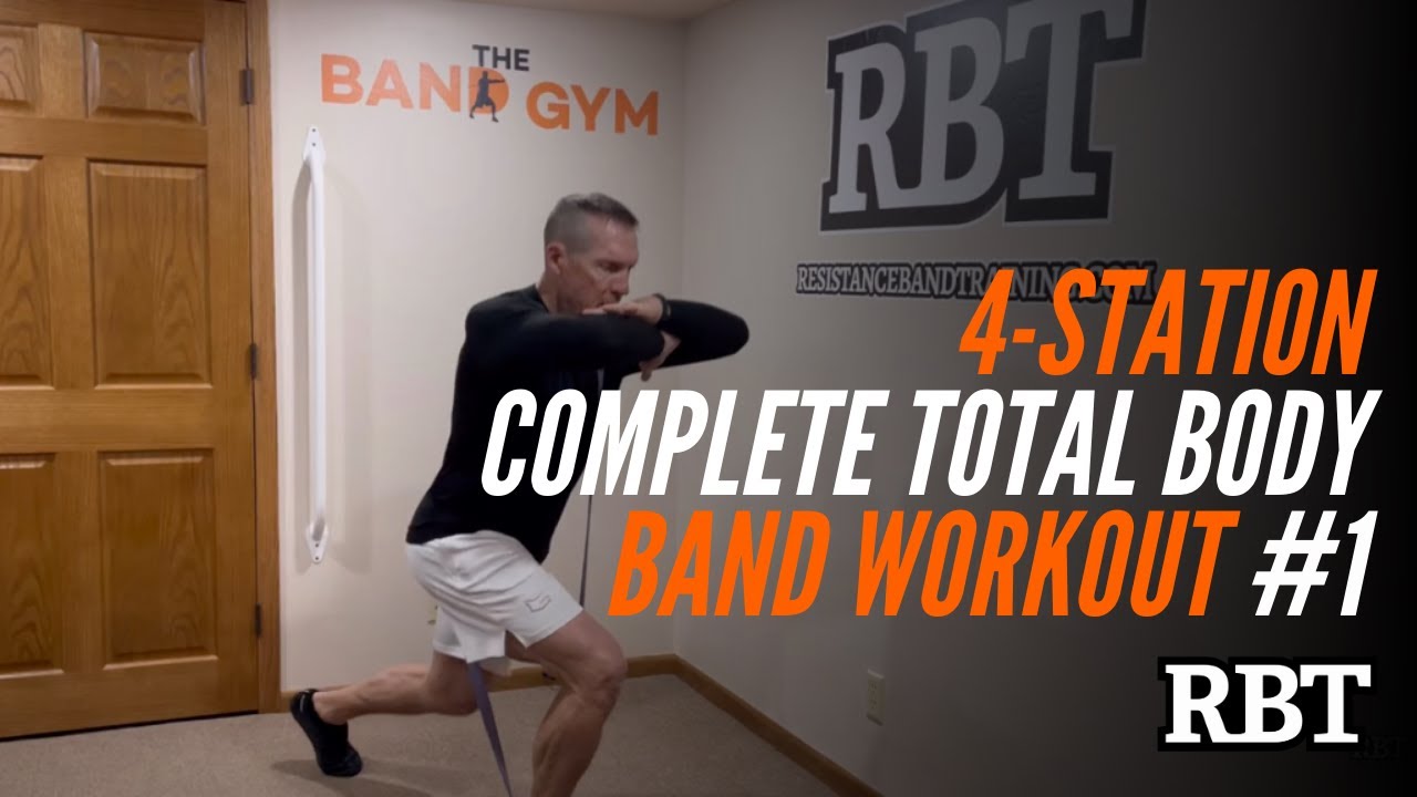 4-Station Complete Total Body Band Workout #1 - YouTube