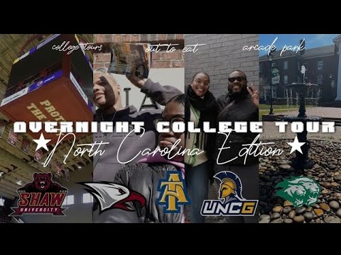 College Tour Trip To North Carolina: NCAT, NCCU, UNCG, and more - YouTube